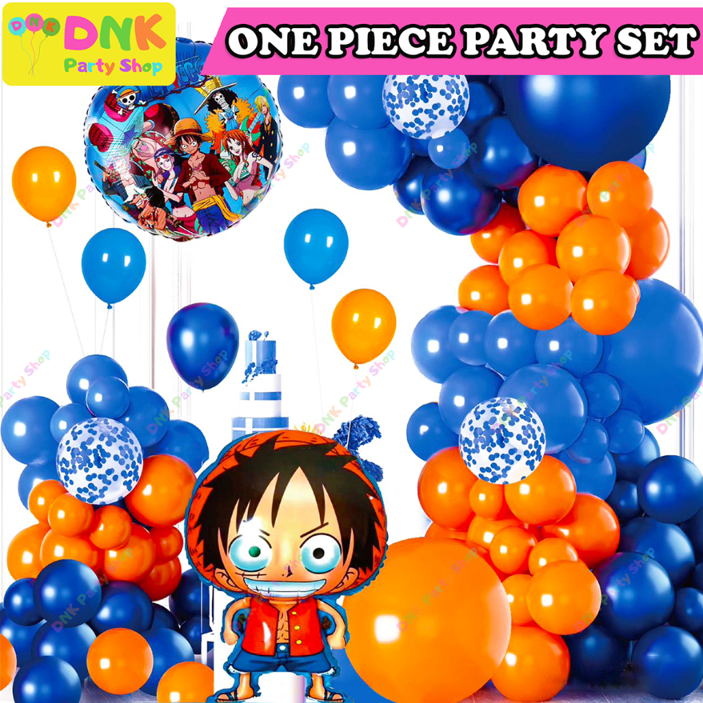 One Piece Luffy Themed Birthday Decor Package - Complete Party Anime ...