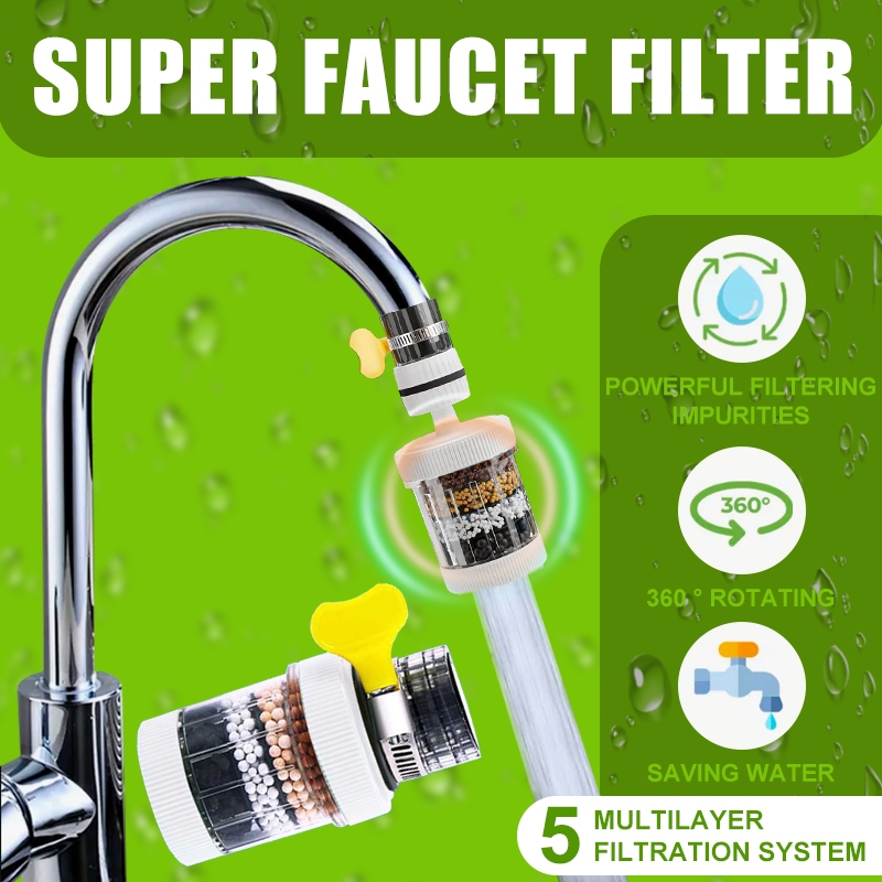 Faucet Filter Water Filter Faucet Extender Universal Water Purifier Tap ...
