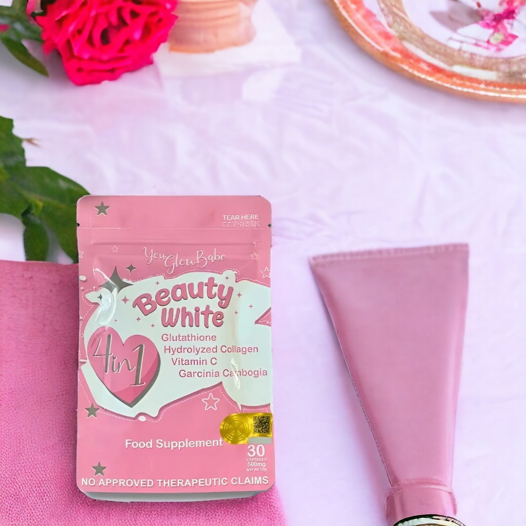 You Glow Babe 4 sa 1 Glutathione Advance Whitening Capsules para sa ...