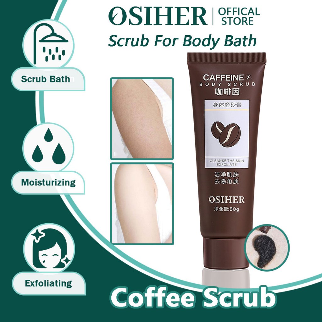 OSIHER Coffee Exfoliating Body Scrub Butt Underarm Bleaching Dead Skin ...