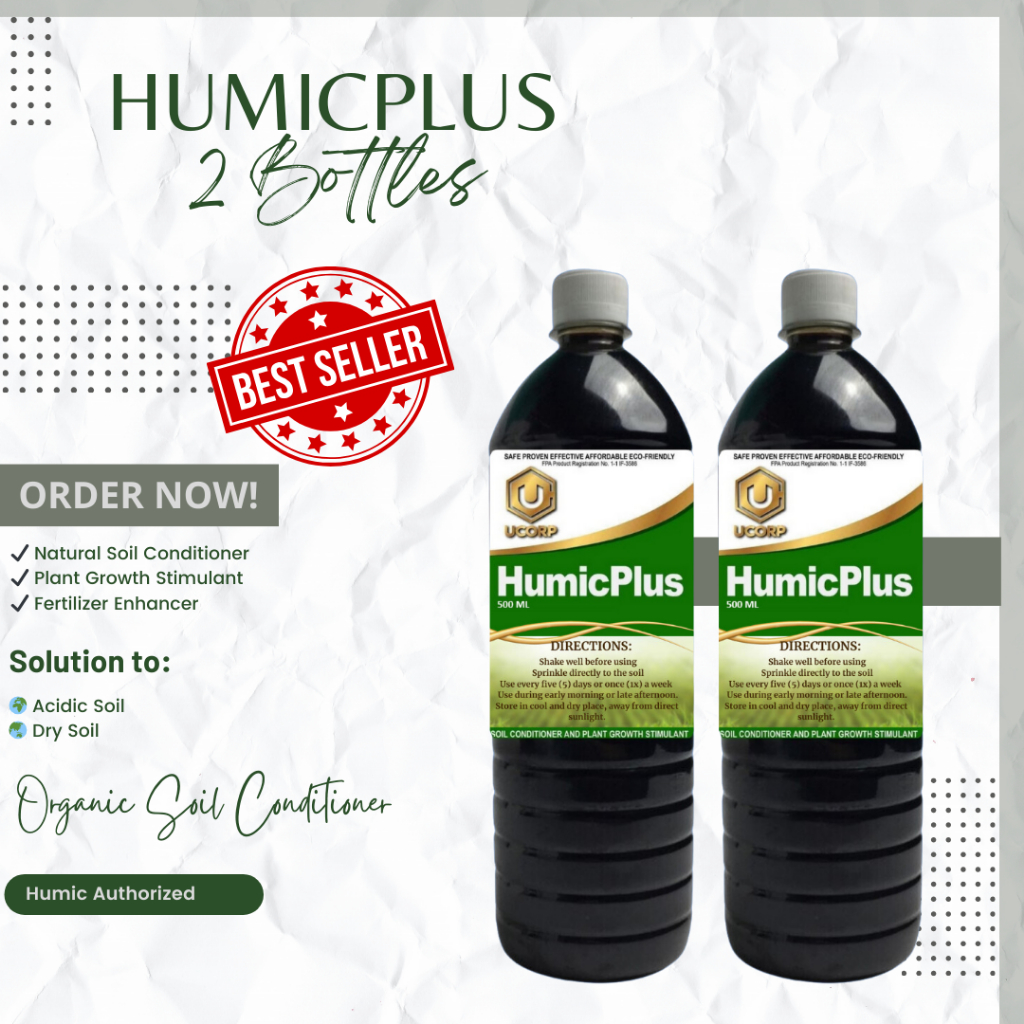 (BUY 2 BOTTLES 500ML) HumicPlus for all plants | Shopee Philippines