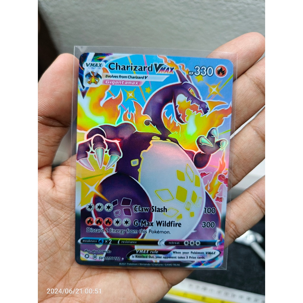 PROXY CARD - Charizard VMAX - Shining Fates: Shiny Vault (SHFSV ...
