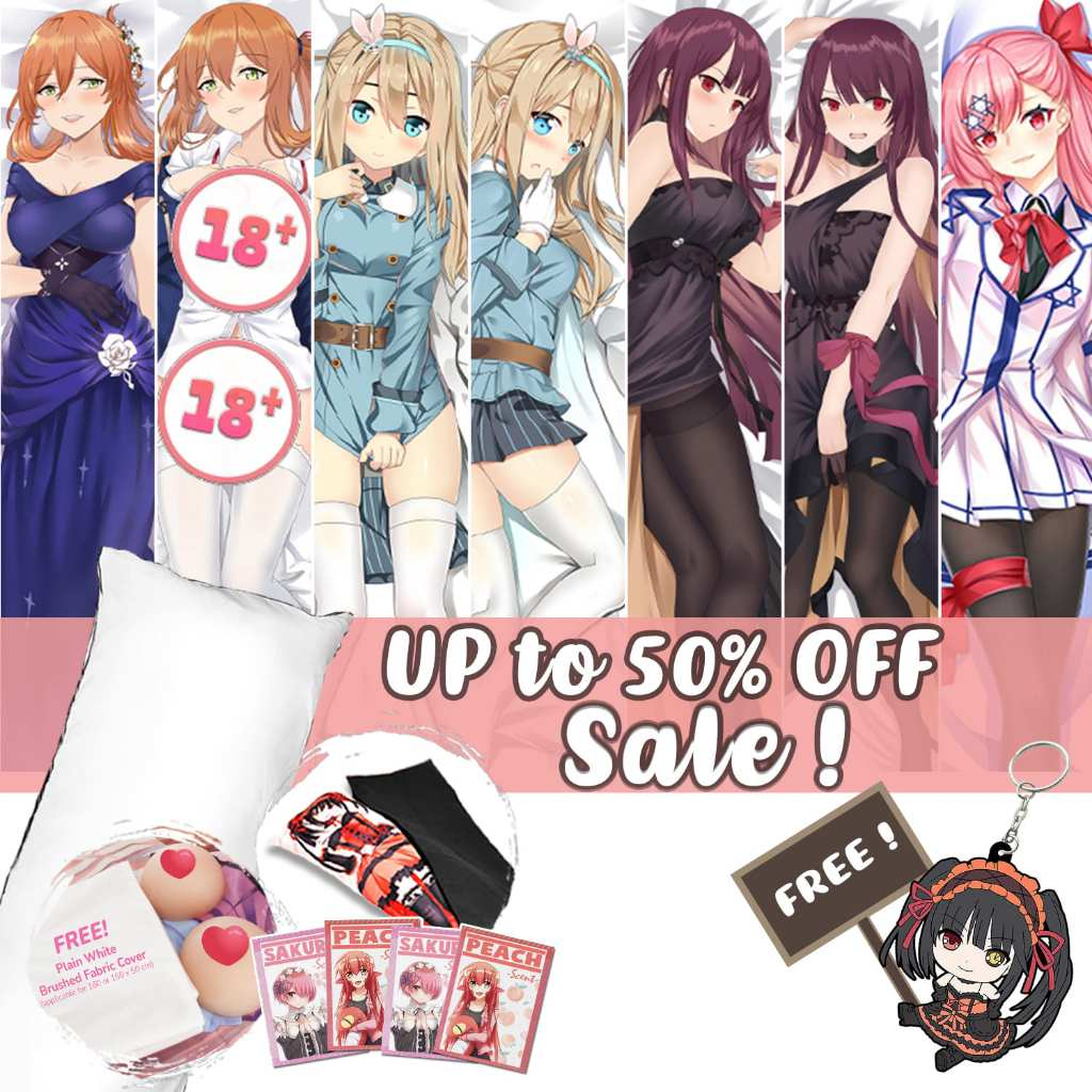 Hobbyexpress Pillow Case Body Pillow Anime Dakimakura Cover Two-side ...