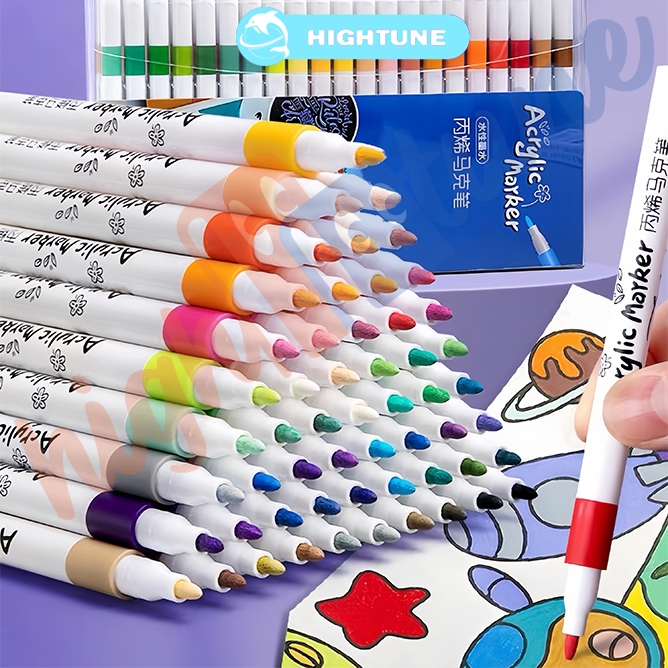 HIGHTUNE Acrylic Marker Pen Color Marker Marker Set Touch Markers ...