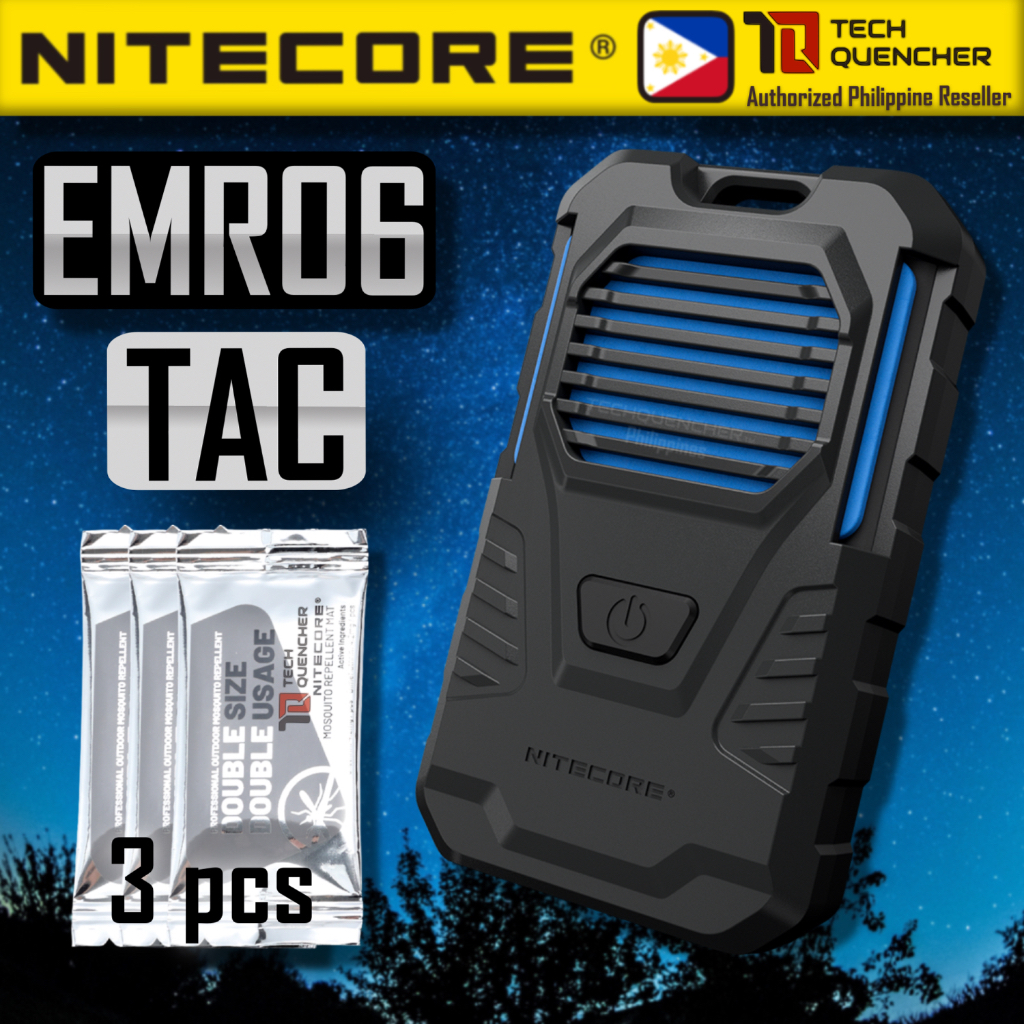 Nitecore EMR06 TAC - Portable Electronic Multipurpose Repeller - 1800mAh Battery- USB-C Input ...