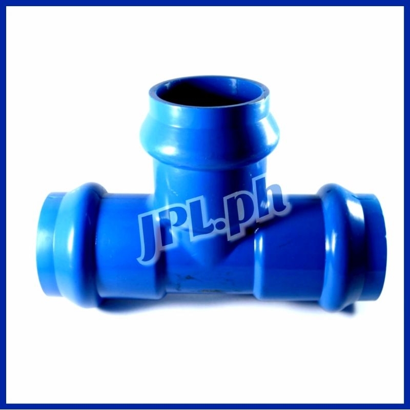 UPVC EQUAL TEE PRESSURIZED FITTINGS W/ RUBBER RING 2" (63mm) - 4 ...