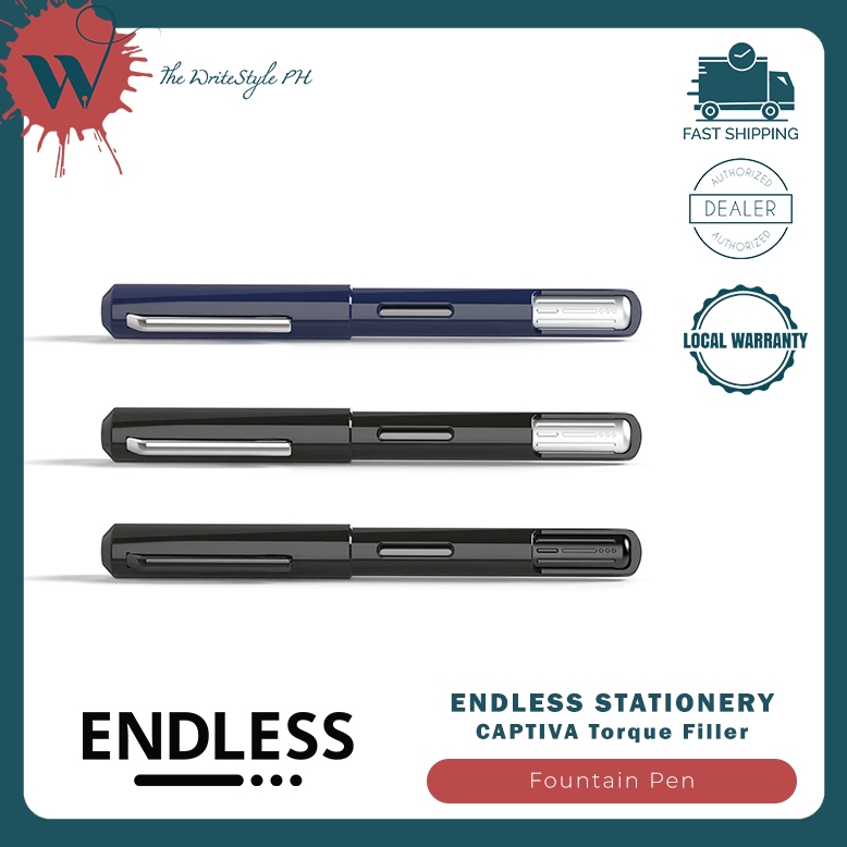 Endless Captiva Torque Filler Fountain Pen | Shopee Philippines