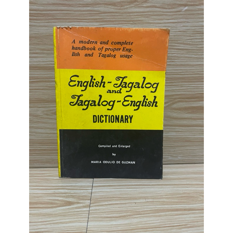 English-Tagalog and Tagalog-English Dictionary | Shopee Philippines
