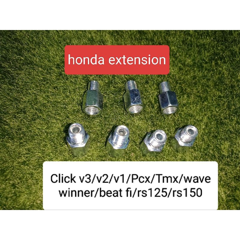 Honda mirror extension for Click/Beat/Pcx/tmx/wave/xrm/winner/ | Shopee ...