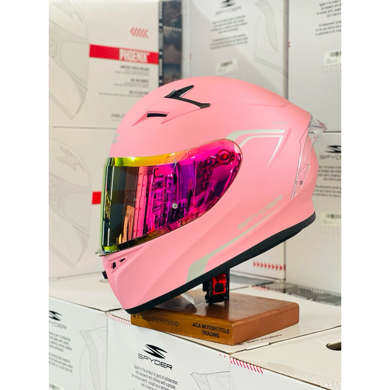 Spyder Phoenix+ V2 Full-face Single Visor Helmet w/ FREE CLEAR VISOR ...