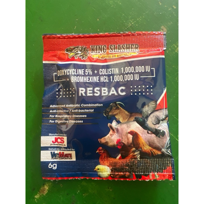 Resbac Powder 6g/sachet- for animal use | Shopee Philippines