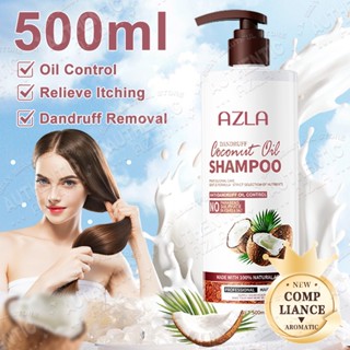 500ml AZLA Coconut Oil Shampoo Anti-Dandruff Refreshing Control Oil Fluffy Repair Frizz Hair ...