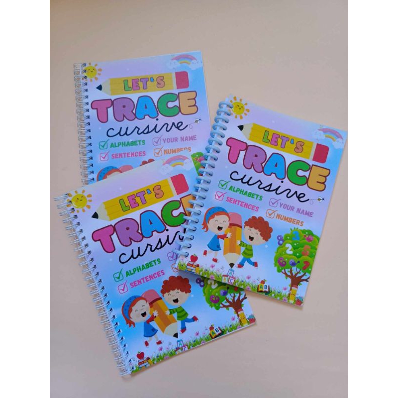 Stapled Tracing Cursive Letters Activity Book, Practice Book, Writing ...