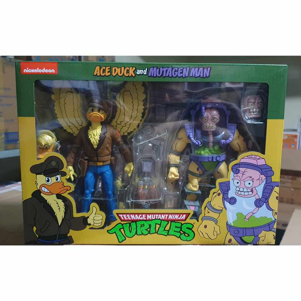 NECA Teenage Mutant Ninja Turtles Ace Duck and Mutagen Man 2 Pack ...