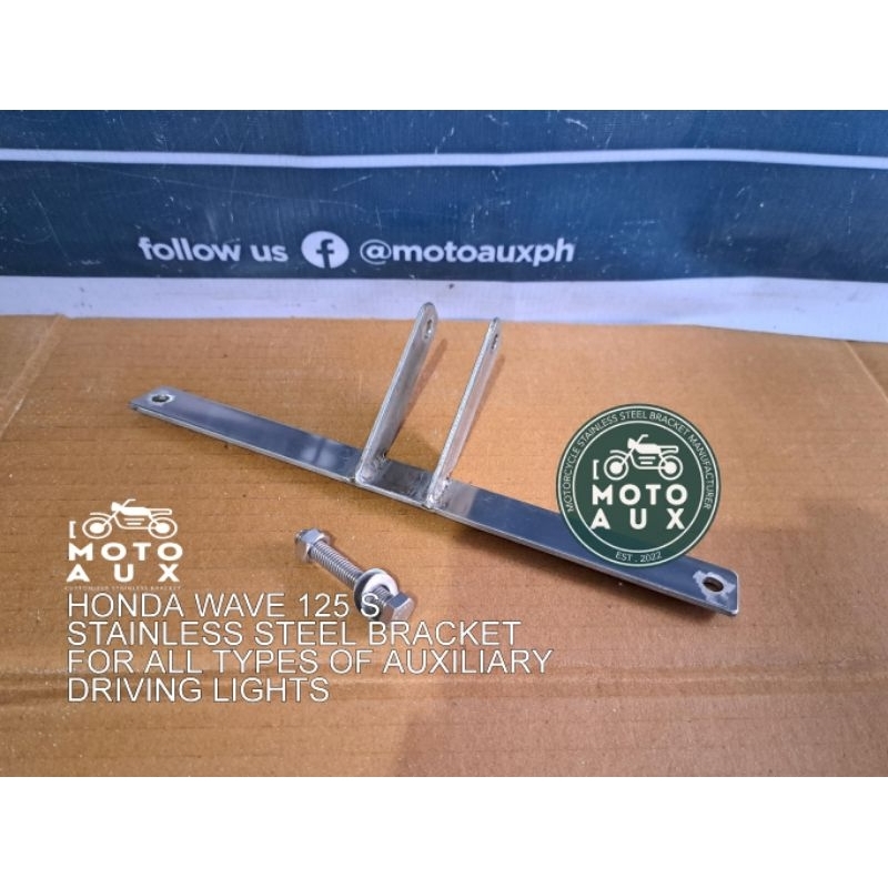 Honda Wave 125S Stainless Mdl Bracket (heavy duty) | Shopee Philippines