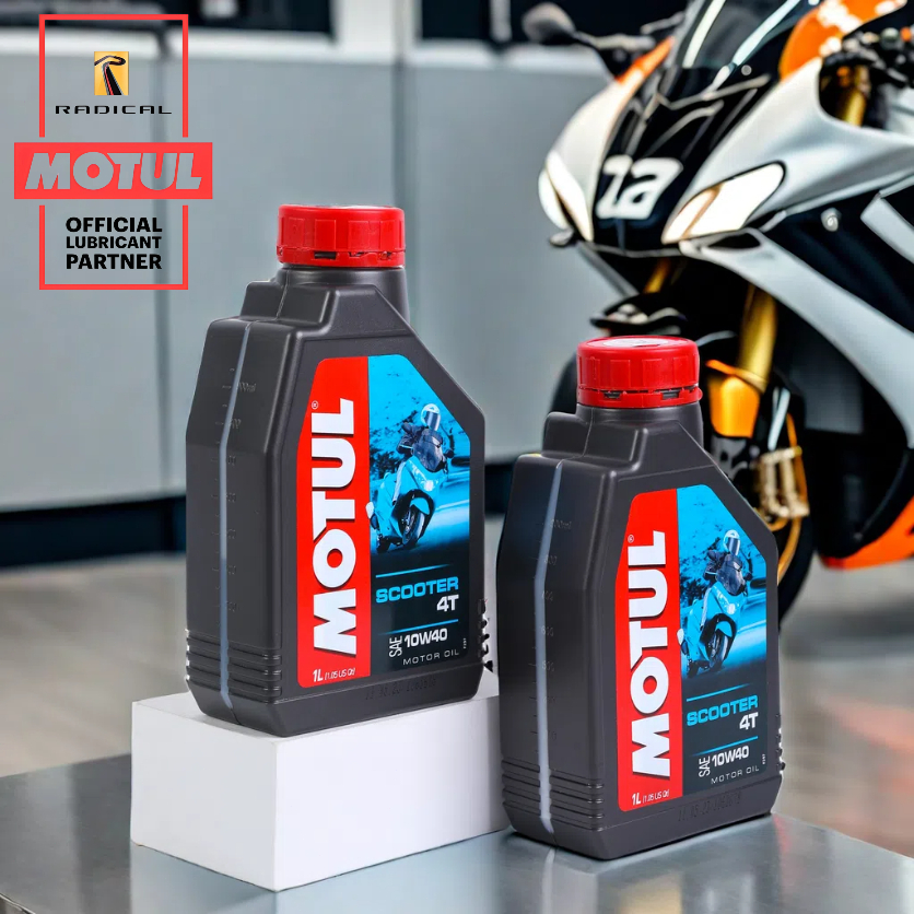 MOTUL 4T SCOOTER【10W-40】800ML Fully Synthetic Engine Oil High ...