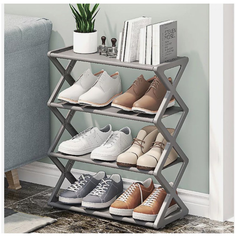 PD 4 Layer Shoerack Easy to Assemble Shoe Rack Cabinet Shelves Storage ...
