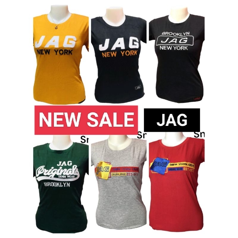(2) JAG LADIES CUT (RUBERRIZE / Embroid PRINT) | Shopee Philippines