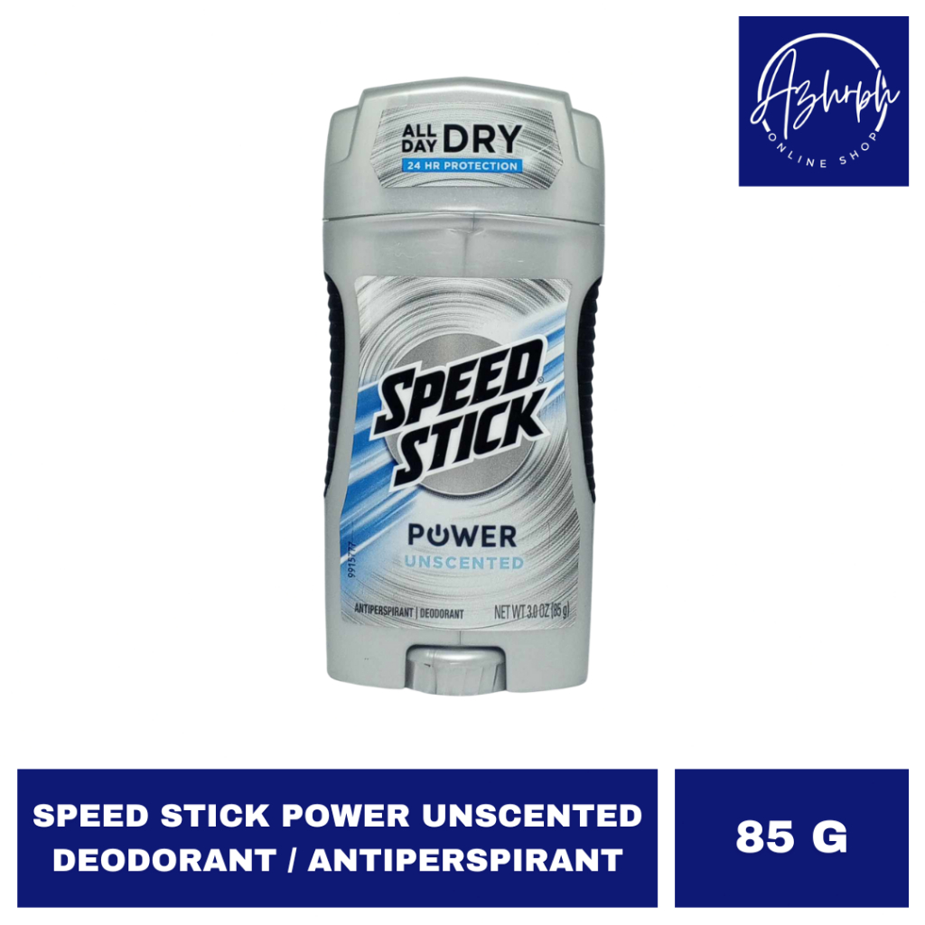 Speed Stick Power Unscented Antiperspirant Deodorant for Men 85g/3oz ...