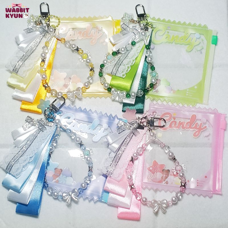 Ribbon keychain (with Sweets Package keychain) | Shopee Philippines