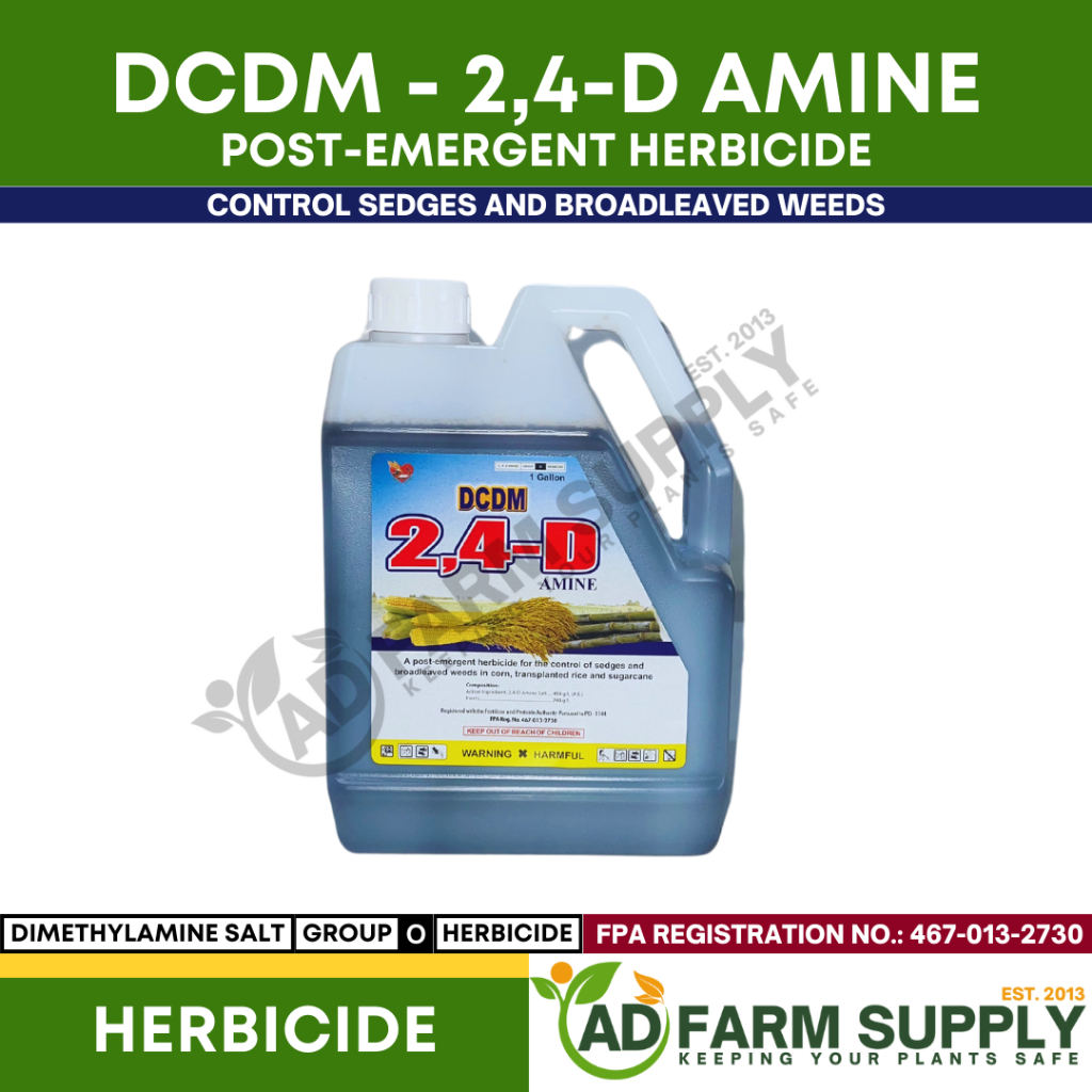 DCDM 2,4-D Amine Herbicide - Post-Emergent Weed Control - Gallon ...