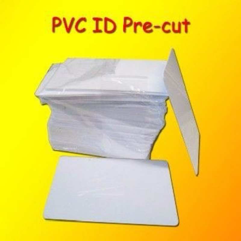 50pcs Quaff PVC Pre-cut Cards for Direct Printing ID Cards | Shopee ...