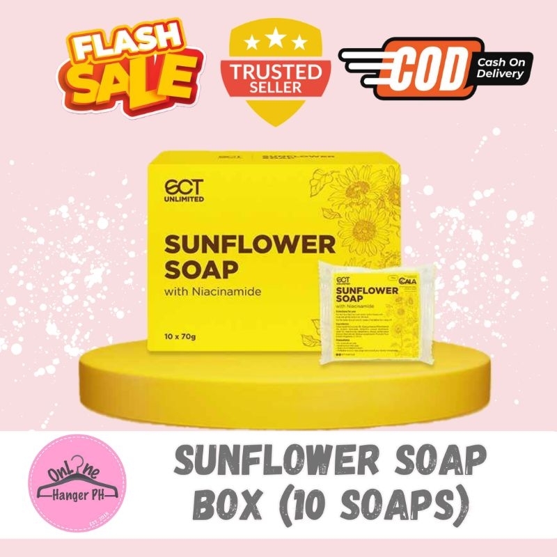 10PCS SCT Unlimited Sunflower Soap with Niacinamide with box New ...