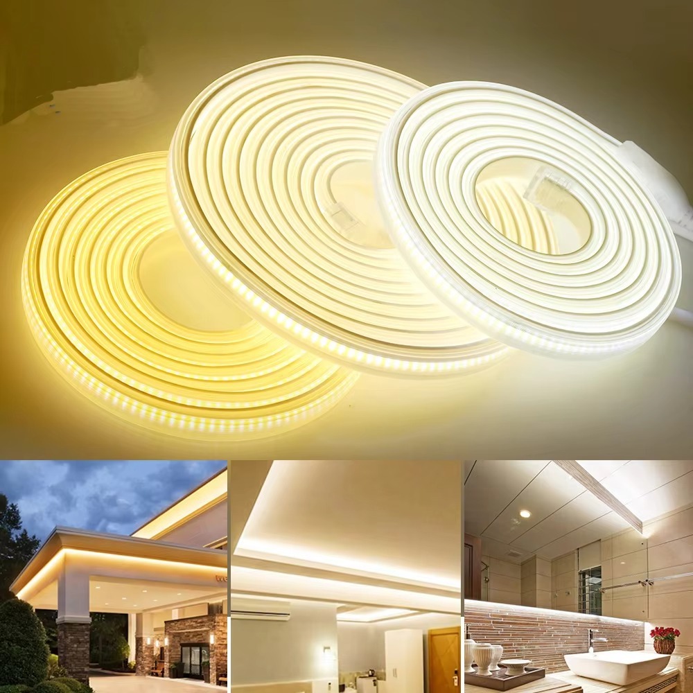 220V LED Strip Super Bright COB LED Light High Safety 288LEDs/m ...