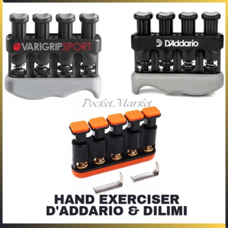 D'ADDARIO Varigrip Hand Exerciser & Dilimi Finger Strengthener | Shopee ...