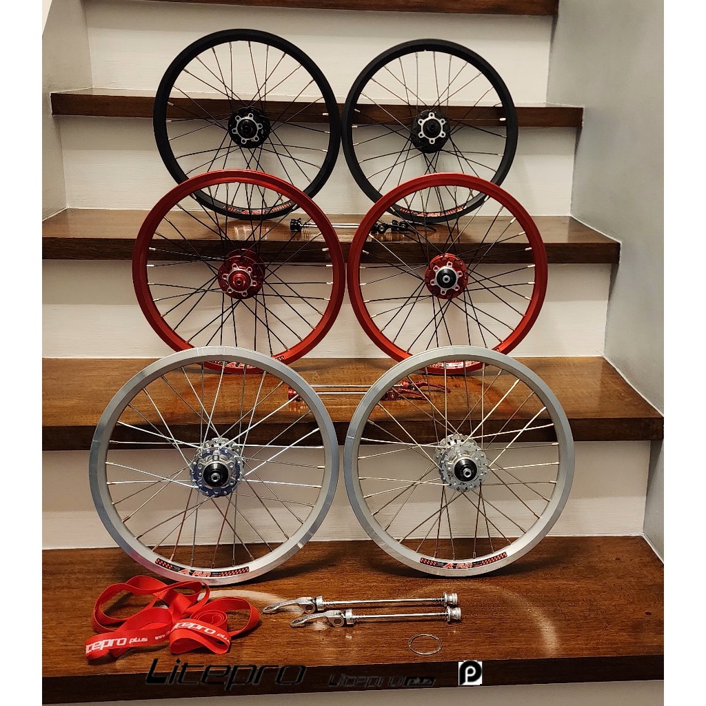 LITEPRO PLUS KFun 16 305 349 100/135 28h Bicycle Wheelset for Disc ...