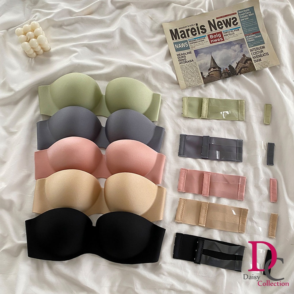 DC Reusable Comfortable Seamless One-piece Transparent Back Invisible ...