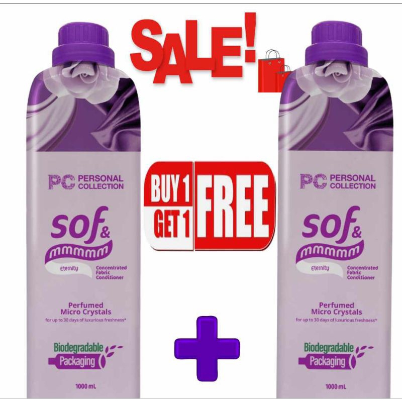 SOF FABRIC CONDITIONER 1000ML (BUY 1 TAKE1) | Shopee Philippines