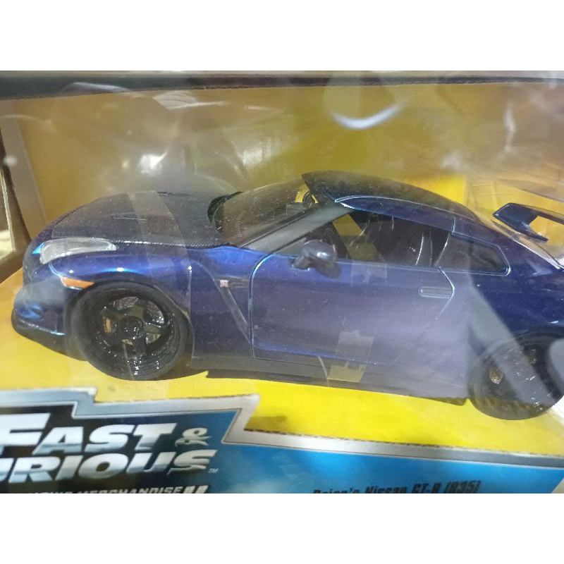 FAST & FURIOUS 7 BRIAN'S NISSAN GT-R(R35) VEHICLE TOY DIE CAST | Shopee ...
