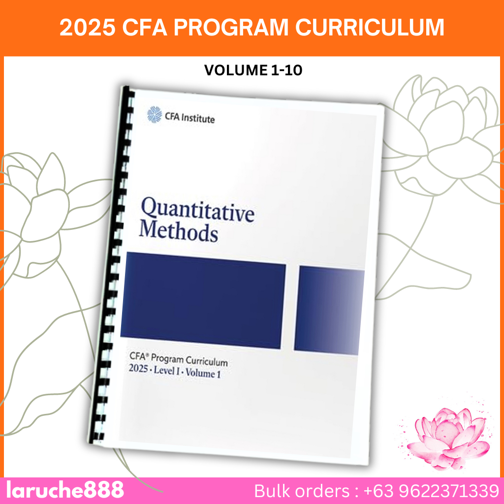 REPRINTED: 2025 CFA CURRICULUM LEVEL 1 (VOLUME 1-10) | Shopee Philippines