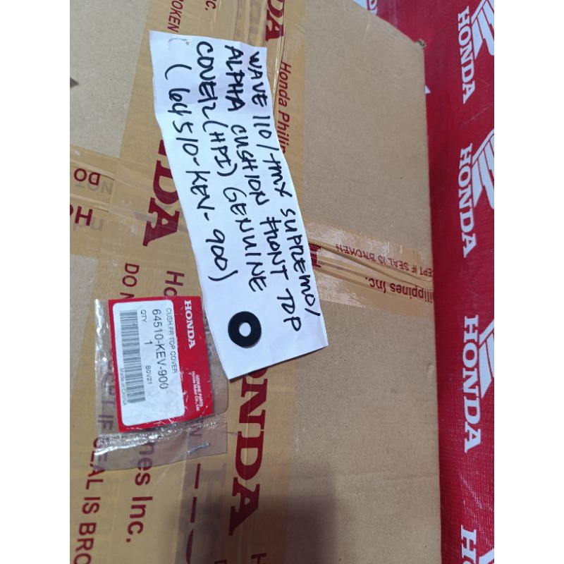 Wave 110/TMX Supremo/Alpha Cushion Front Top Cover (HPI) Genuine (64510 ...