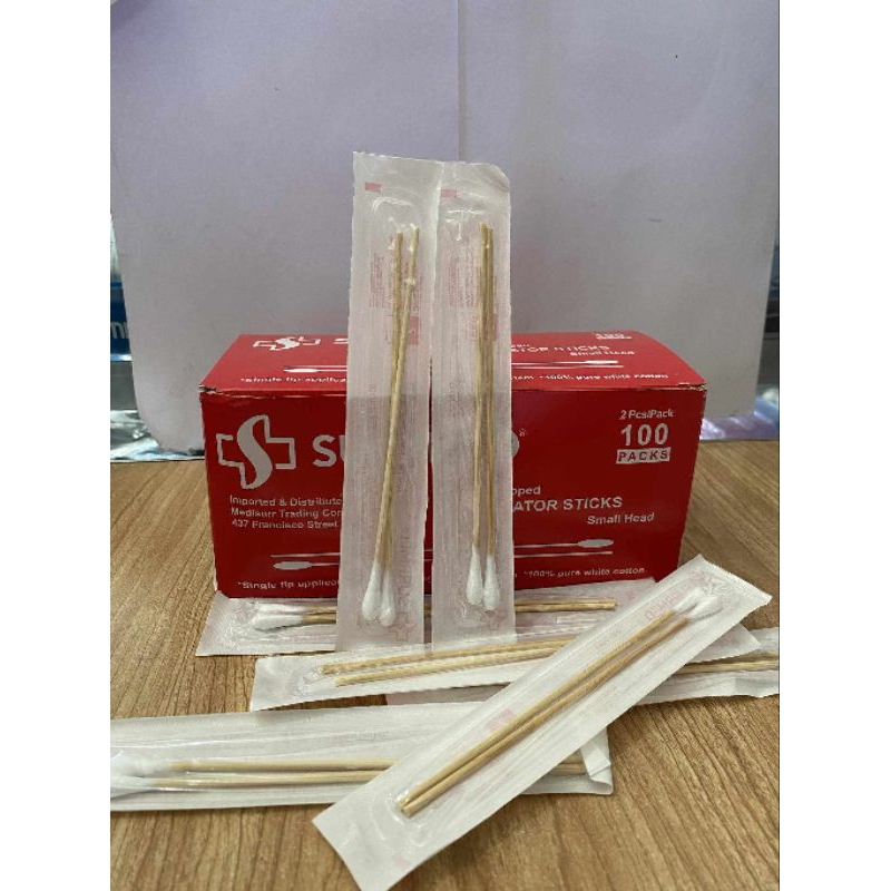 COTTON-TIPPED APPLICATOR STICK | SURRMED | | Shopee Philippines