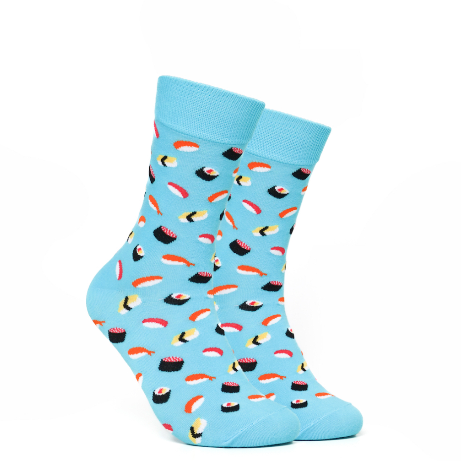 Iconic Socks Sushi Pattern Crew Length Formal Socks | Shopee Philippines