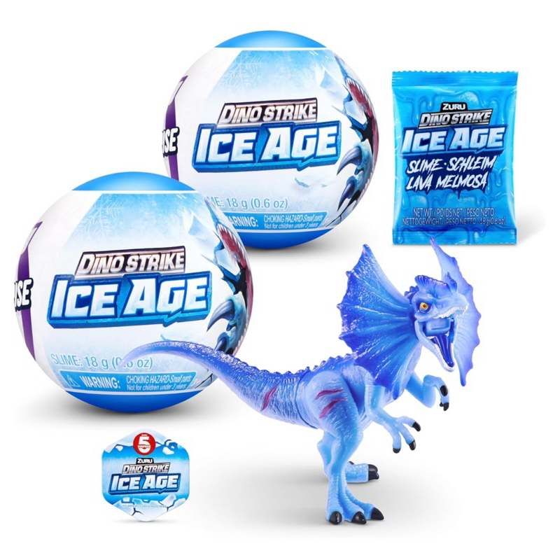 5 Surprise Dino Strike Ice Age by ZURU UNbox Surprise Dinosaurs, Trucks ...