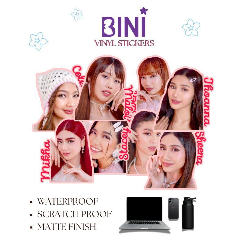 Bini Ponds Waterproof Vinyl Stickers for Tumbler, Cellphone, Laptop ...