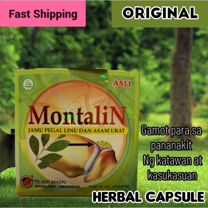 MONTALIN HERBAL CAPSULE 10 SACHET 40 CAPSULE | Shopee Philippines