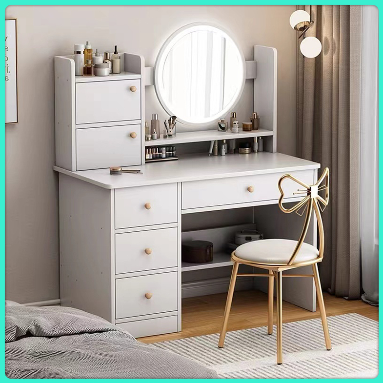 【COD】Dressing table bedroom minimalist modern ins dressing table ...
