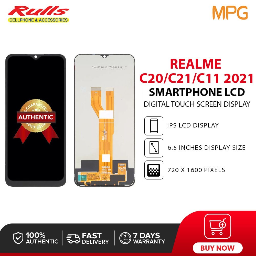 Smartphone LCD for Realme C20/C21/C11 2021 Digital Touch Screen Display Frame Assembly(New ...