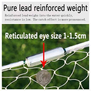 Fishing nets 7.2M upgraded version of American hand thrown fishing nets ...