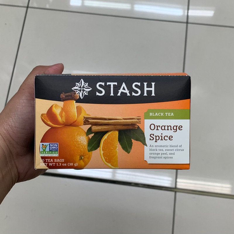 STASH BLACK TEA ORANGE SPICE 20 TEA BAGS 38g | Shopee Philippines
