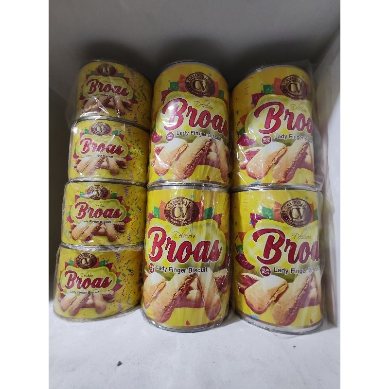 BROAS LADY FINGER BISCUIT IN CAN | Shopee Philippines