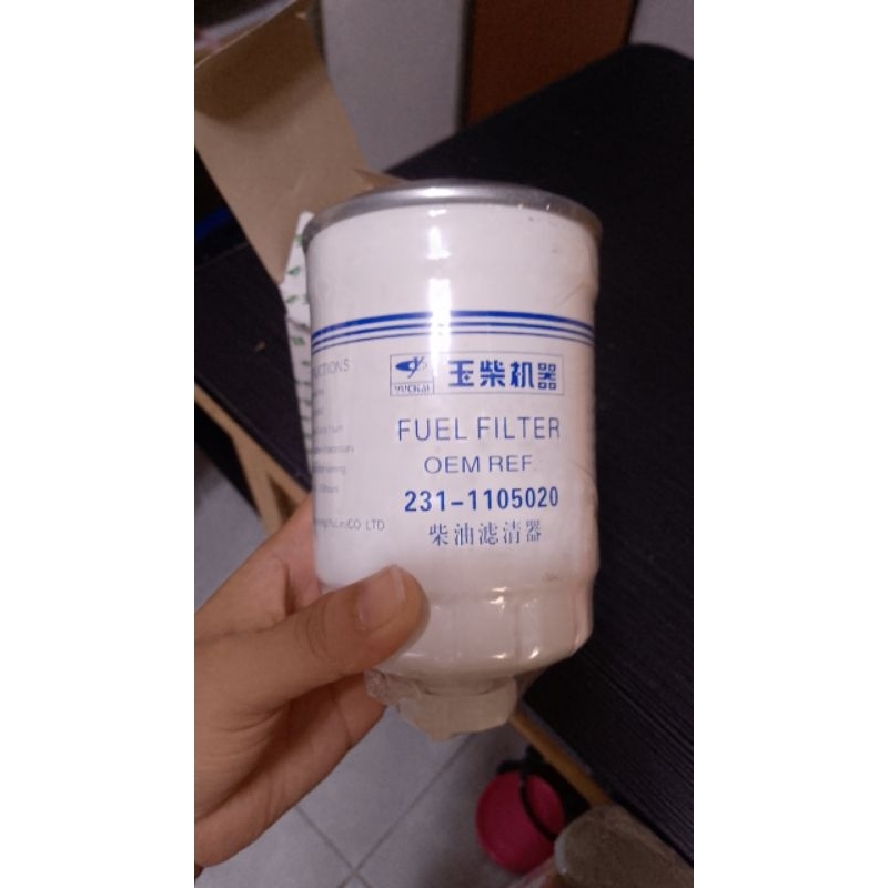 231-1105020 Liugong/XCMG/ SDLG/T-King YC6G/YC4D120 FUEL FILTER CX0710B ...