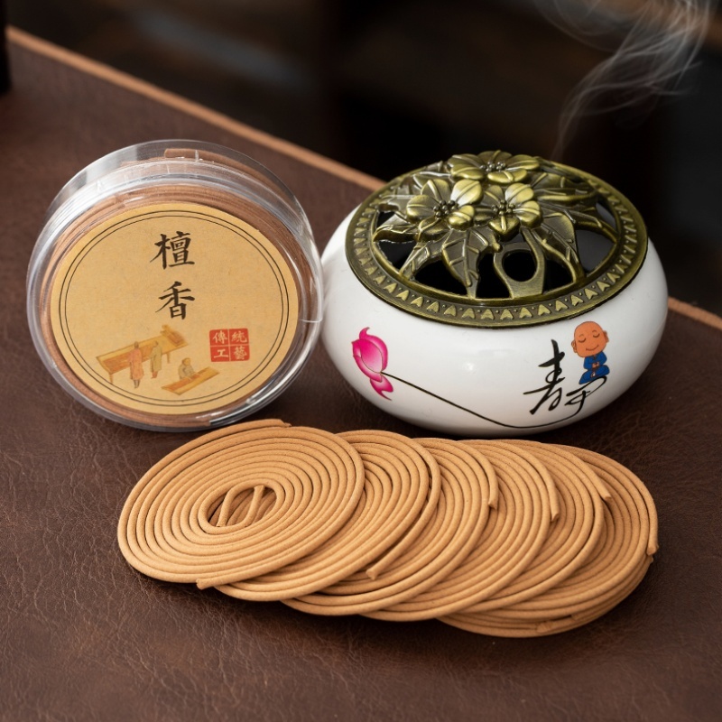Sandalwood Incense Coils Mosquito Killer Room Freshener Long Lasting ...