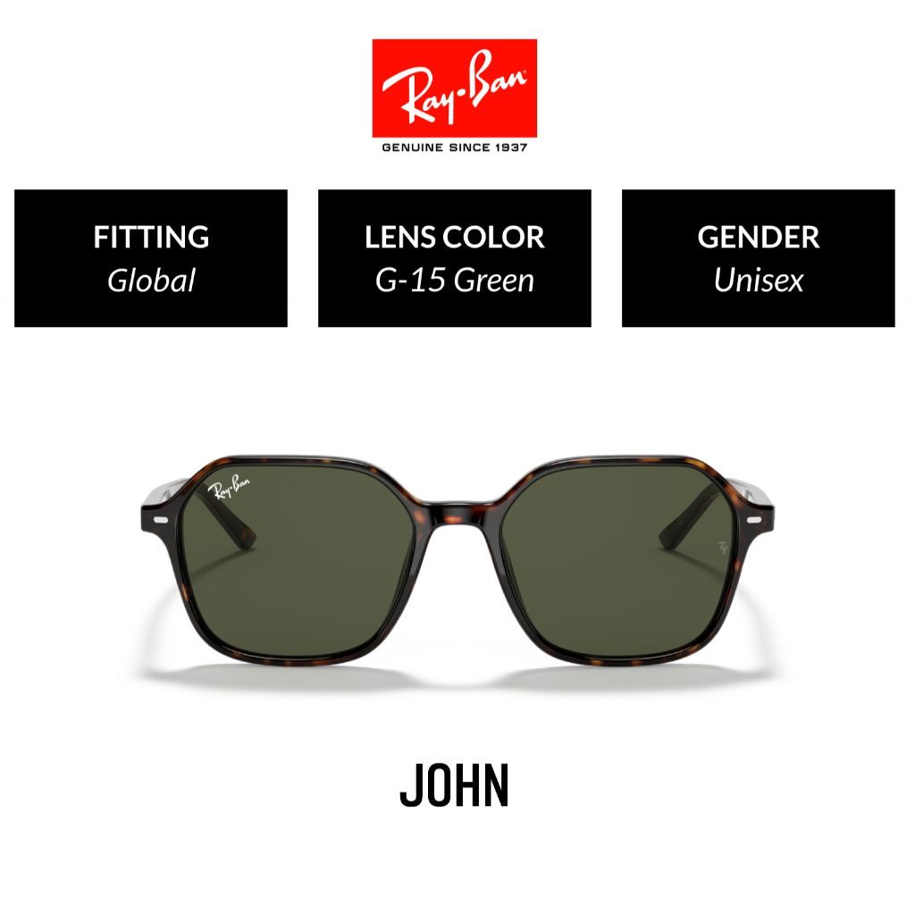 Ray-Ban John - RB2194 902/31 - Sunglasses | Shopee Philippines