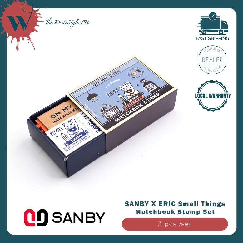 Sanby x Eric Small Things Stamp Set | Shopee Philippines
