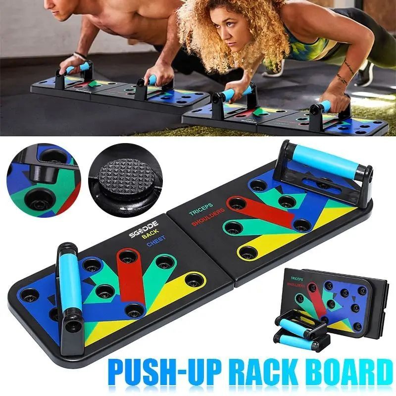 AJ Sport Workout Fitness Gym Equipment Push Up Stand ABS Abdominal ...